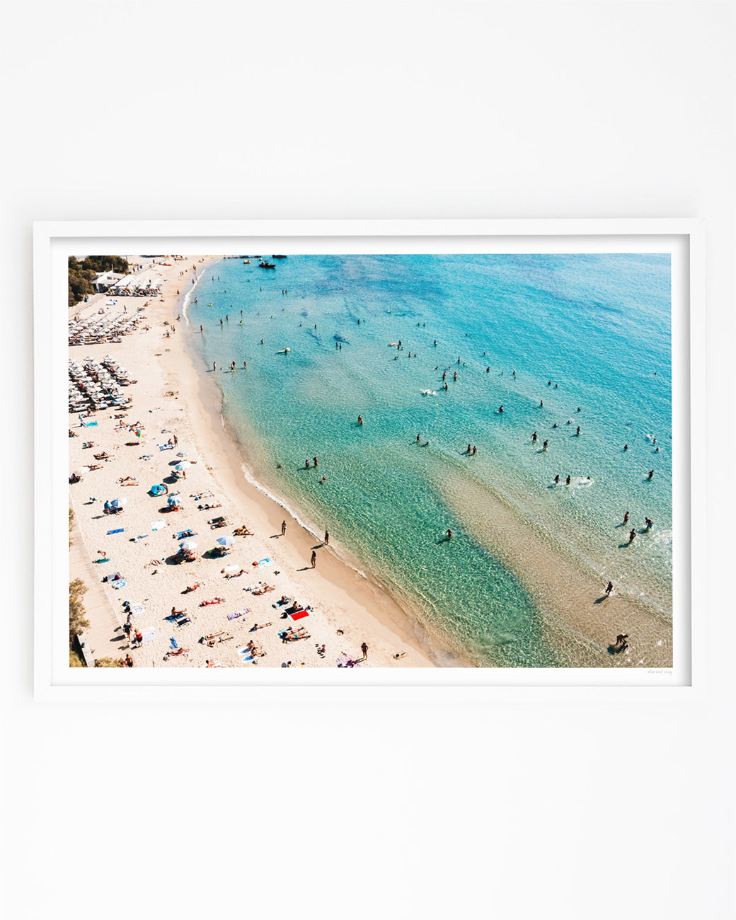 Naxos Island Beach Art Print | AlexandSony – Alex and Sony